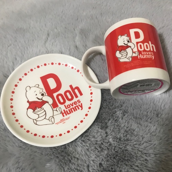 Disney | Dining | Disney Daiso Winnie The Pooh Cup Saucer Set | Poshmark